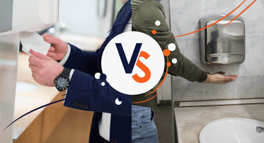 Paper Towels vs Hand Dryers | Guides | Taurus Maintenance Products
